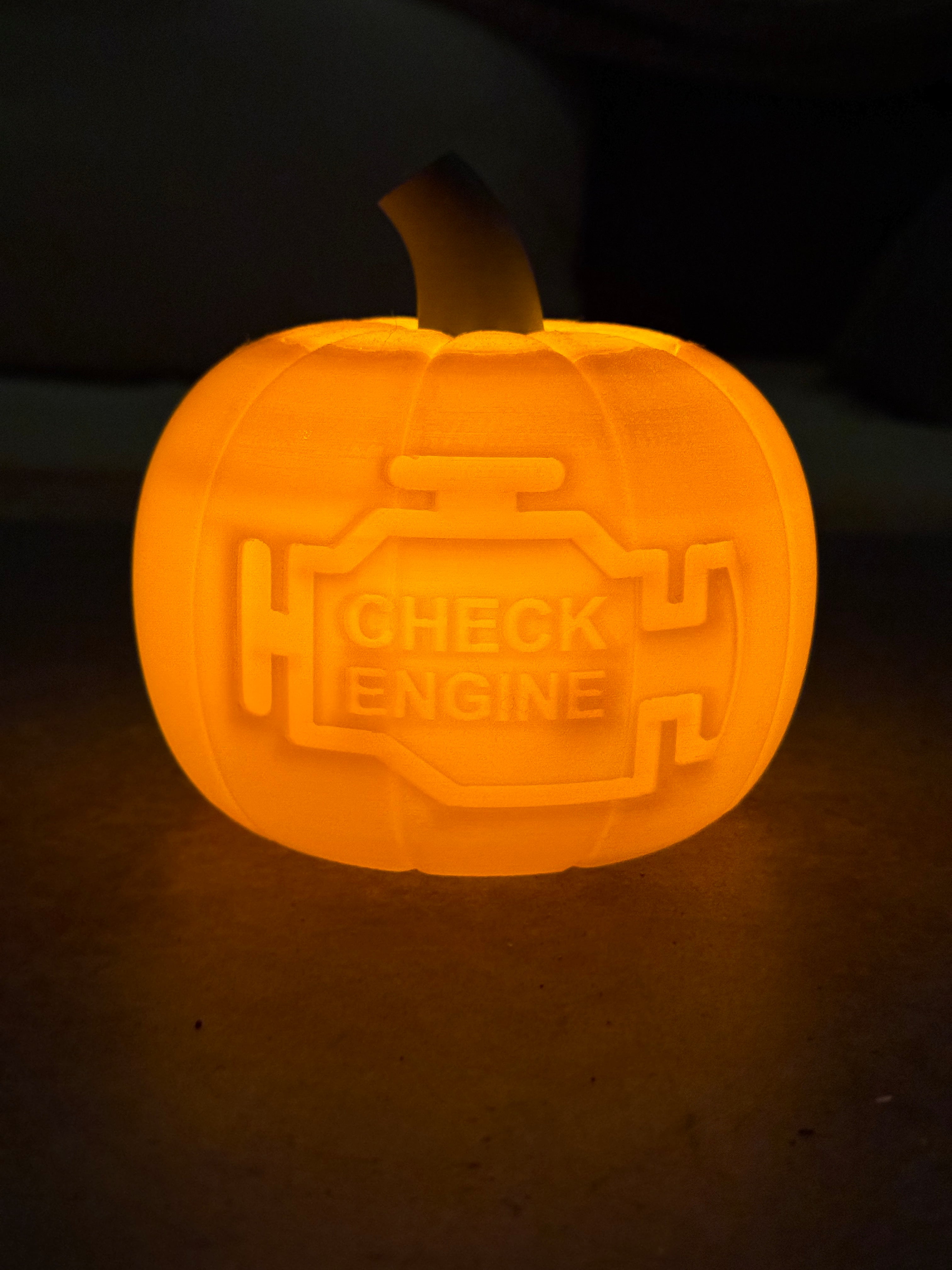 Check Engine Pumpkin – MIND 2 MAKE